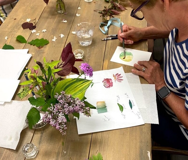 Still Life (Flower) Painting Class - April 7th, 2024 – Harvest Moon Co.